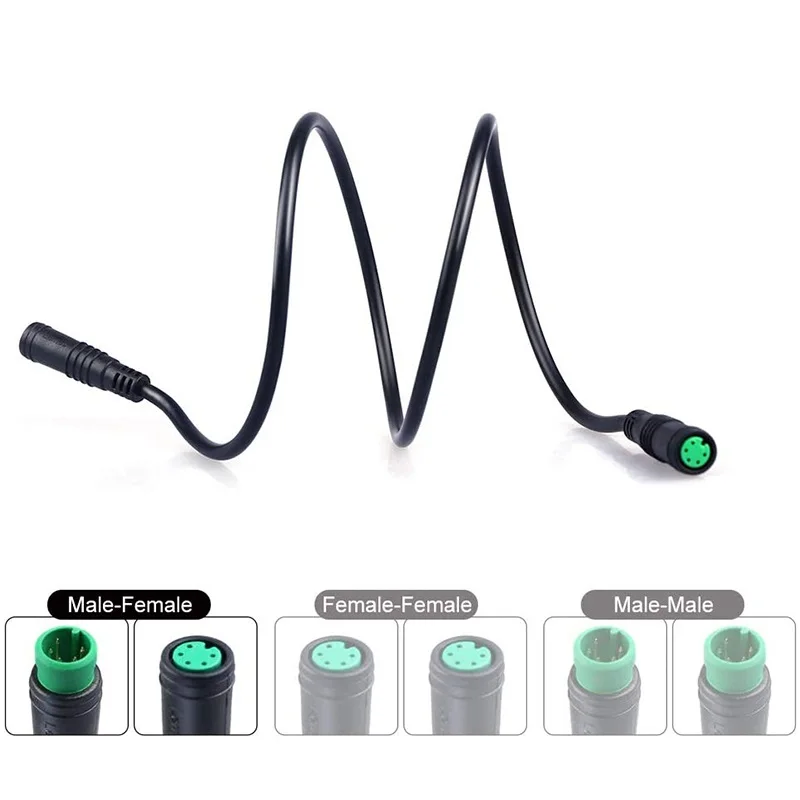 Electric-Bicycle-Display-Extension-Cable-Female-to-Male-Female-to ...