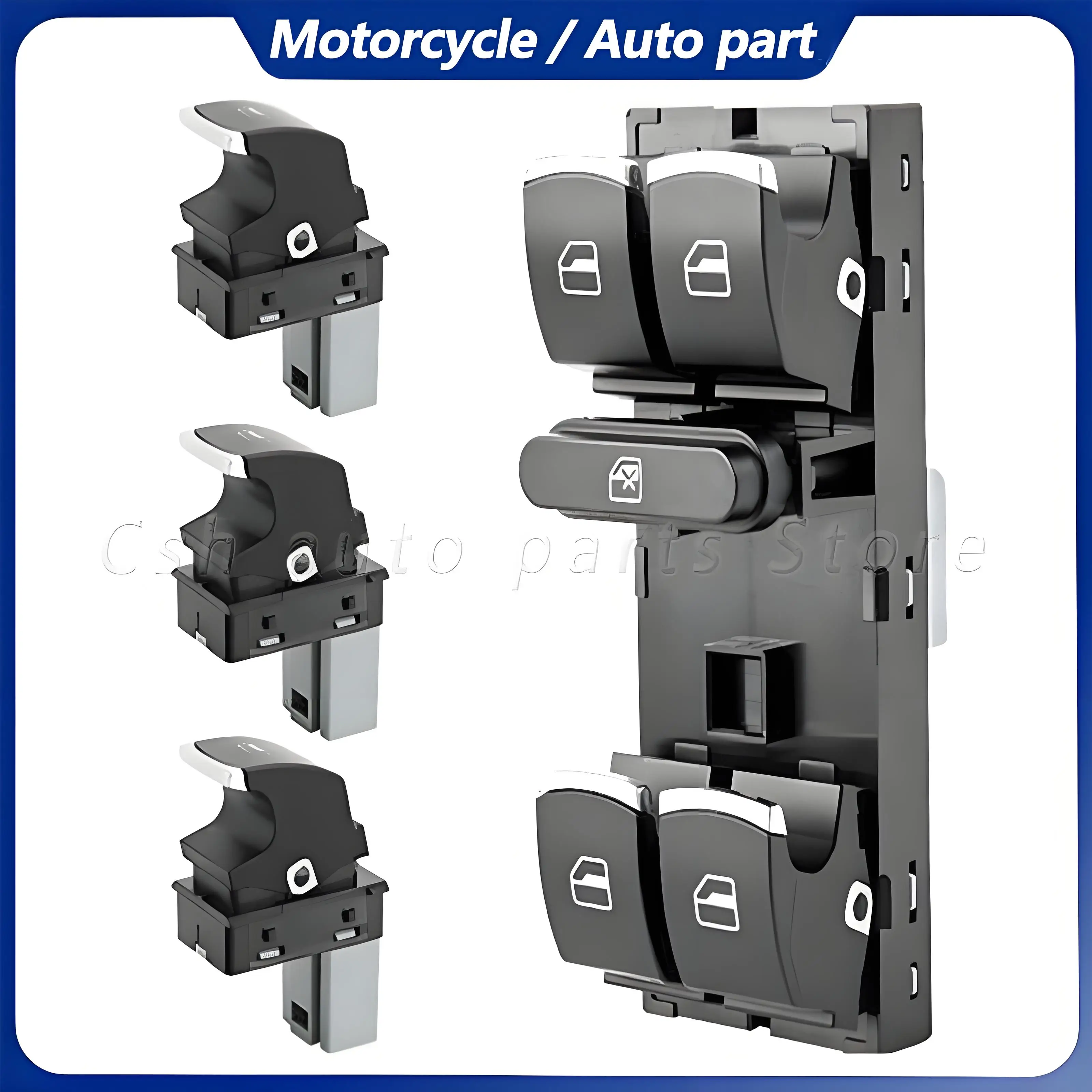 3 pcs 5ND959855 Car glass window single control switch button for VW ...