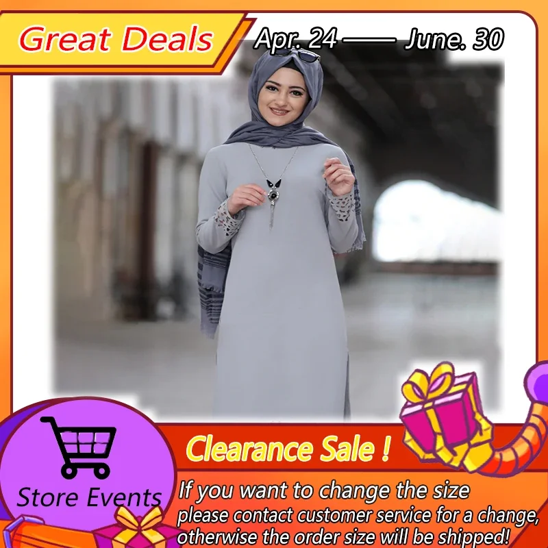 Islamic-Clothing-Pant-Set-for-Women-Abaya-Dress-Muslim-Fashion-Hollow ...