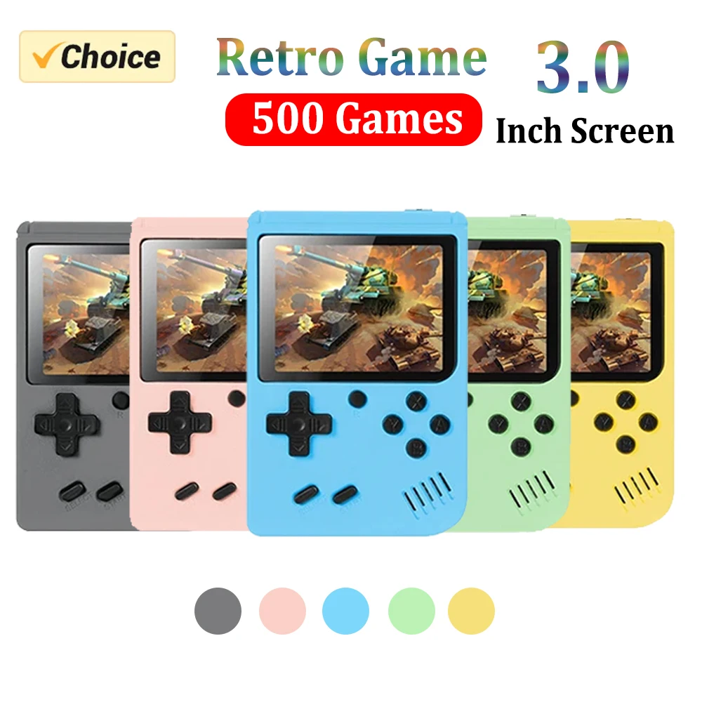 Retro-Portable-Mini-Handheld-Video-Game-Console-8-Bit-3-0-Inch-Color ...
