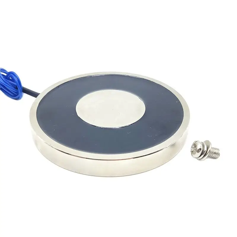 Electromagnet-80-10-DC-6V-12V-24V-Cylinder-Electric-Magnets-25KG-250N ...