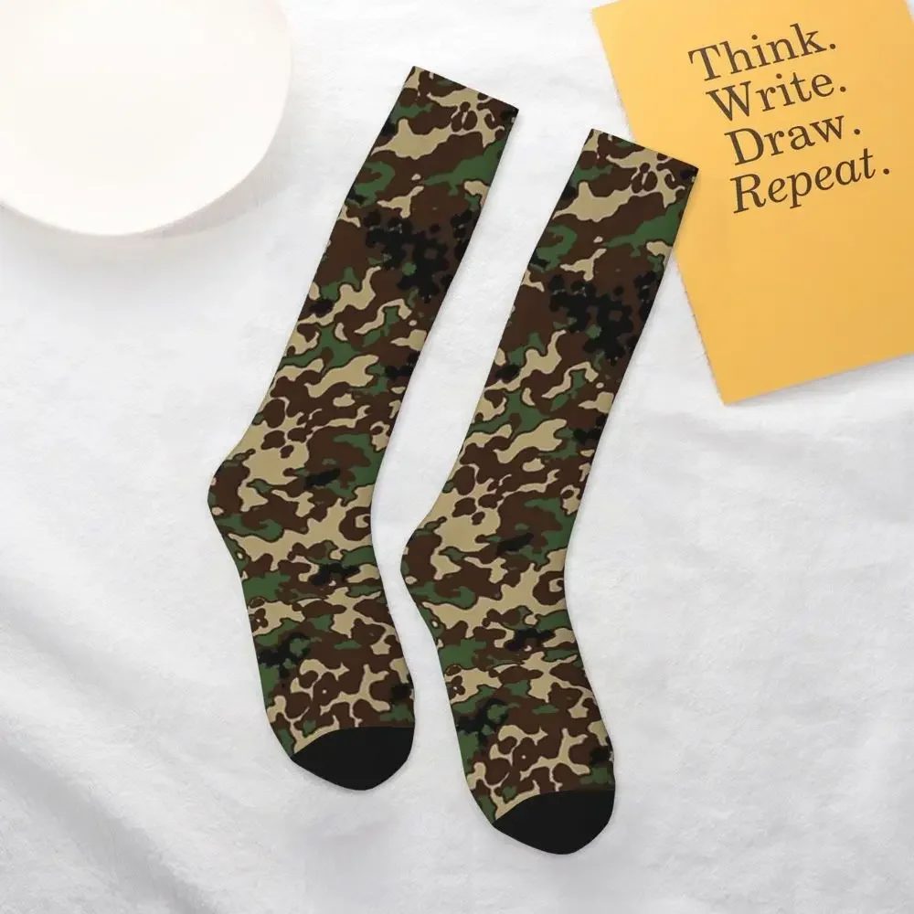Flecktarn Camouflage Socks Harajuku Super Soft Stockings All Season ...