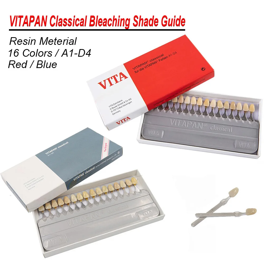 16 Colors A1-D4 VITA Classical Dental Bleach Shade Guide Teeth ...