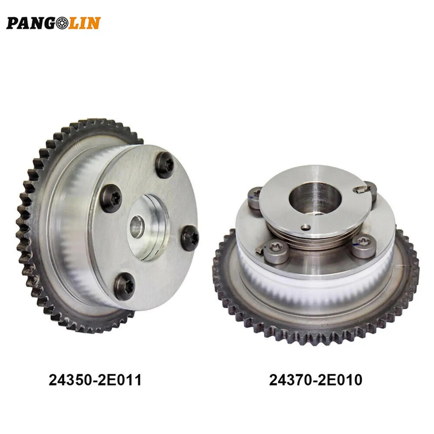 2pcs 24370-2E010 24350-2E011 Exhaust & Intake VVT Timing Camshaft Gear ...