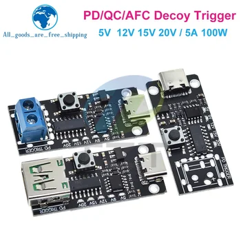 100W 5A USB-C Fast Charge Trigger Board Module PD/QC Decoy Board Fast ...