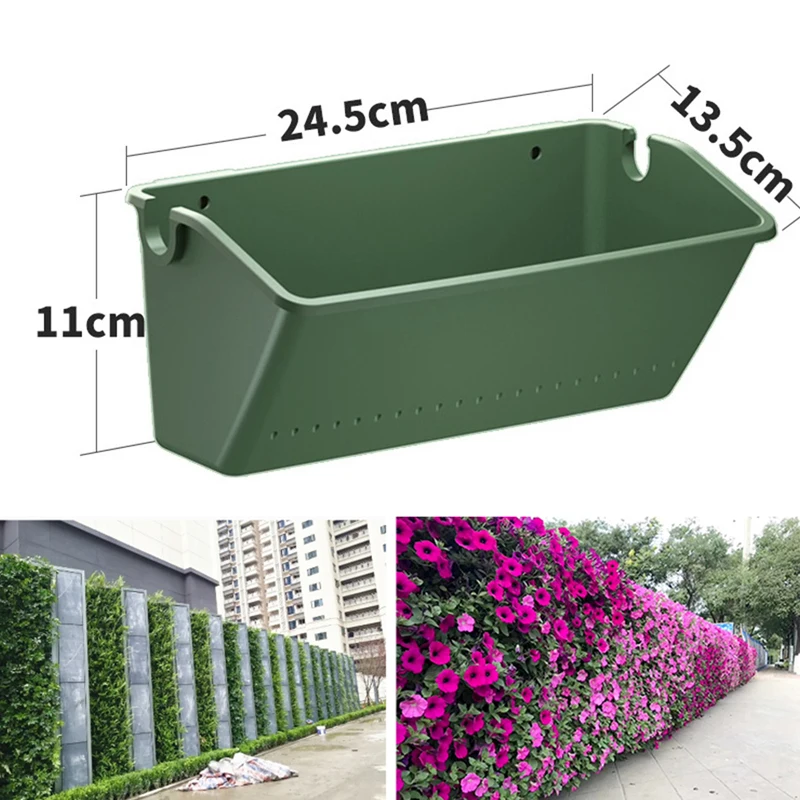 Pot-de-fleur-mural-en-plastique-pour-plantes-vertes-conteneur-mural-bo ...