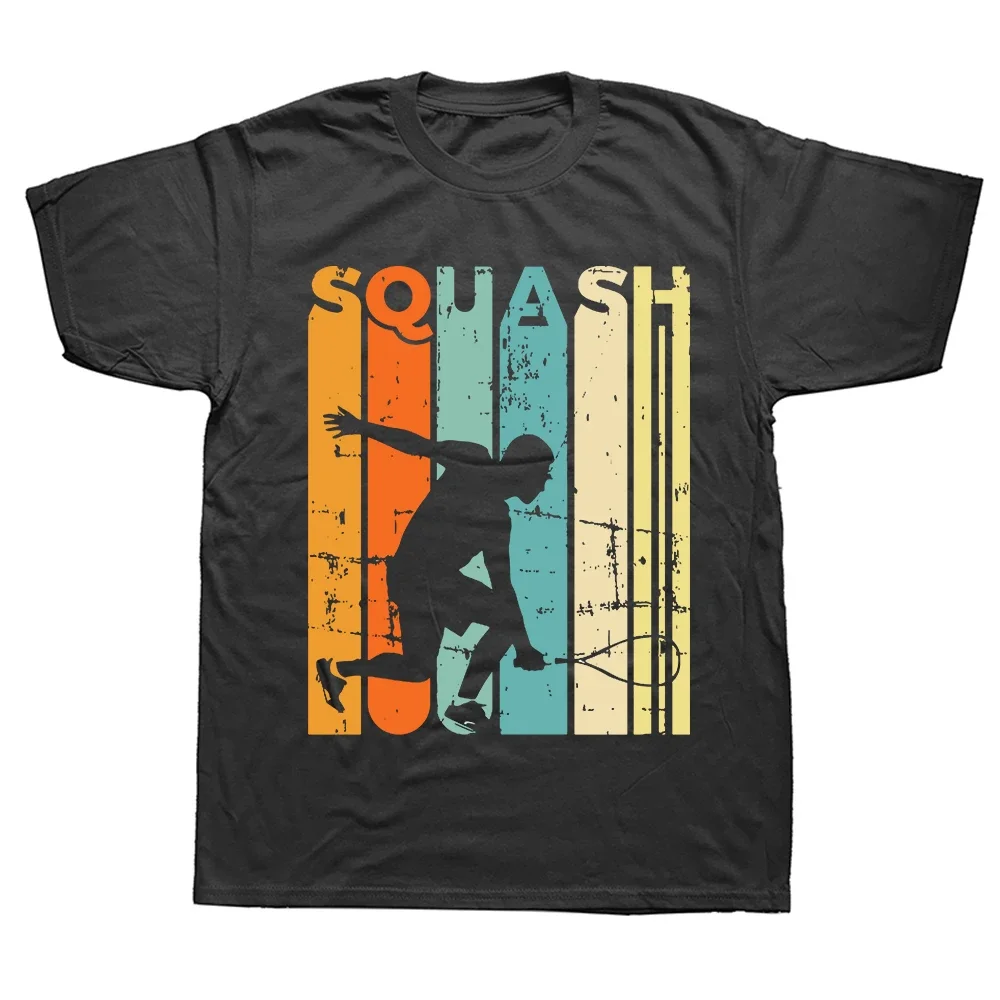 Funny-Squash-Player-Gift-Tennis-Retro-Team-T-Shirts-Graphic-Cotton ...