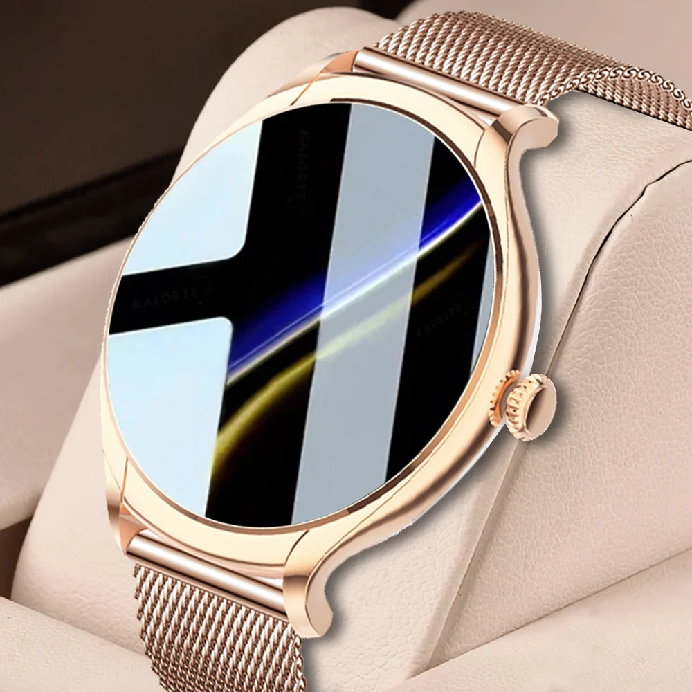Jam tangan pintar 2023 wanita, layar tampilan penuh besar panggilan ...