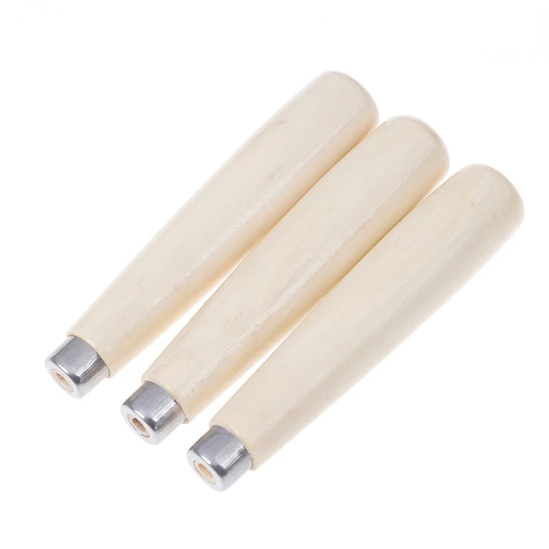 3Pcs 3/10mm Wooden File Handle Hardware File Handle Woodworking ...