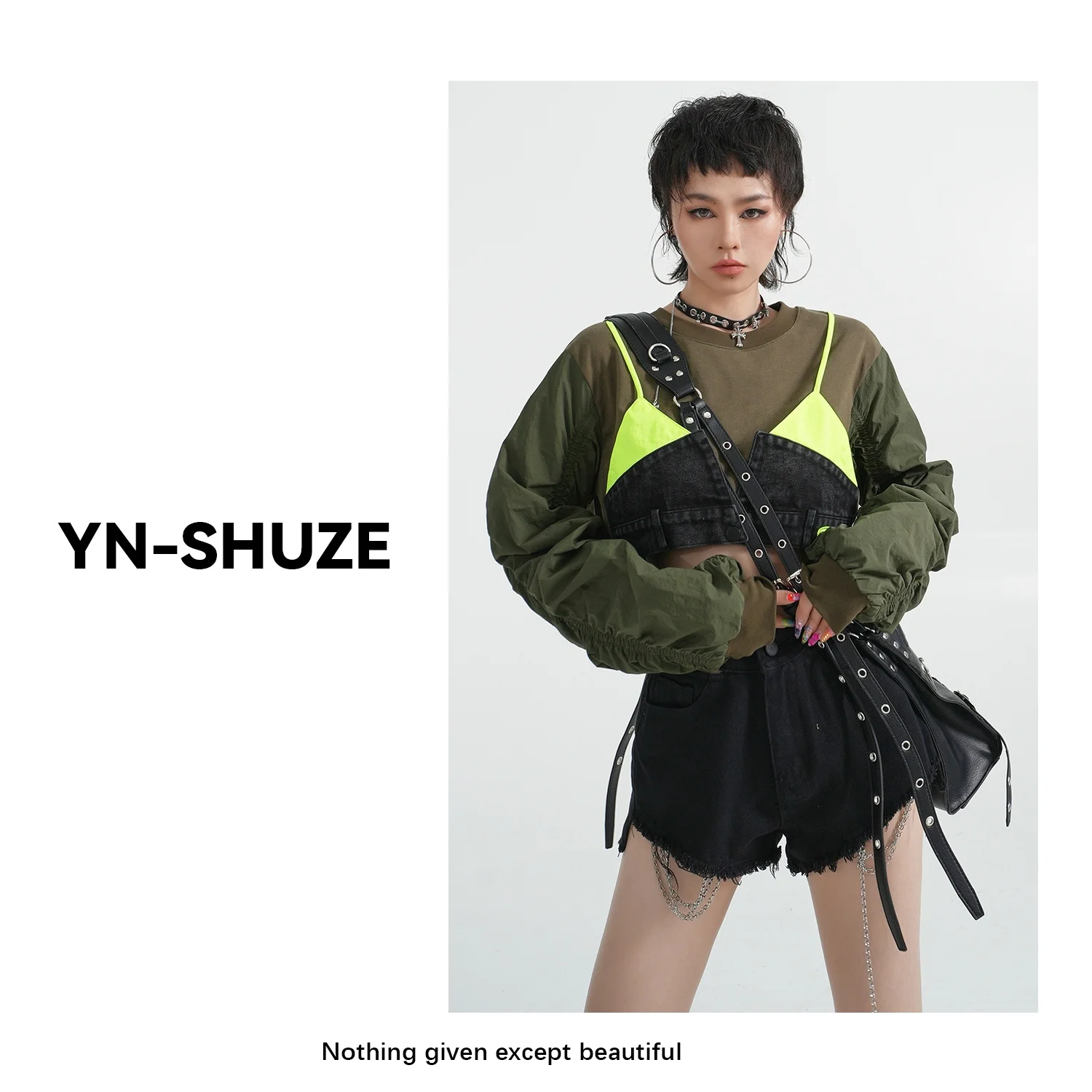 YN-SHUZE-YNC-236032-Design-Sense-Niche-Contrast-Color-Fashion-Small ...