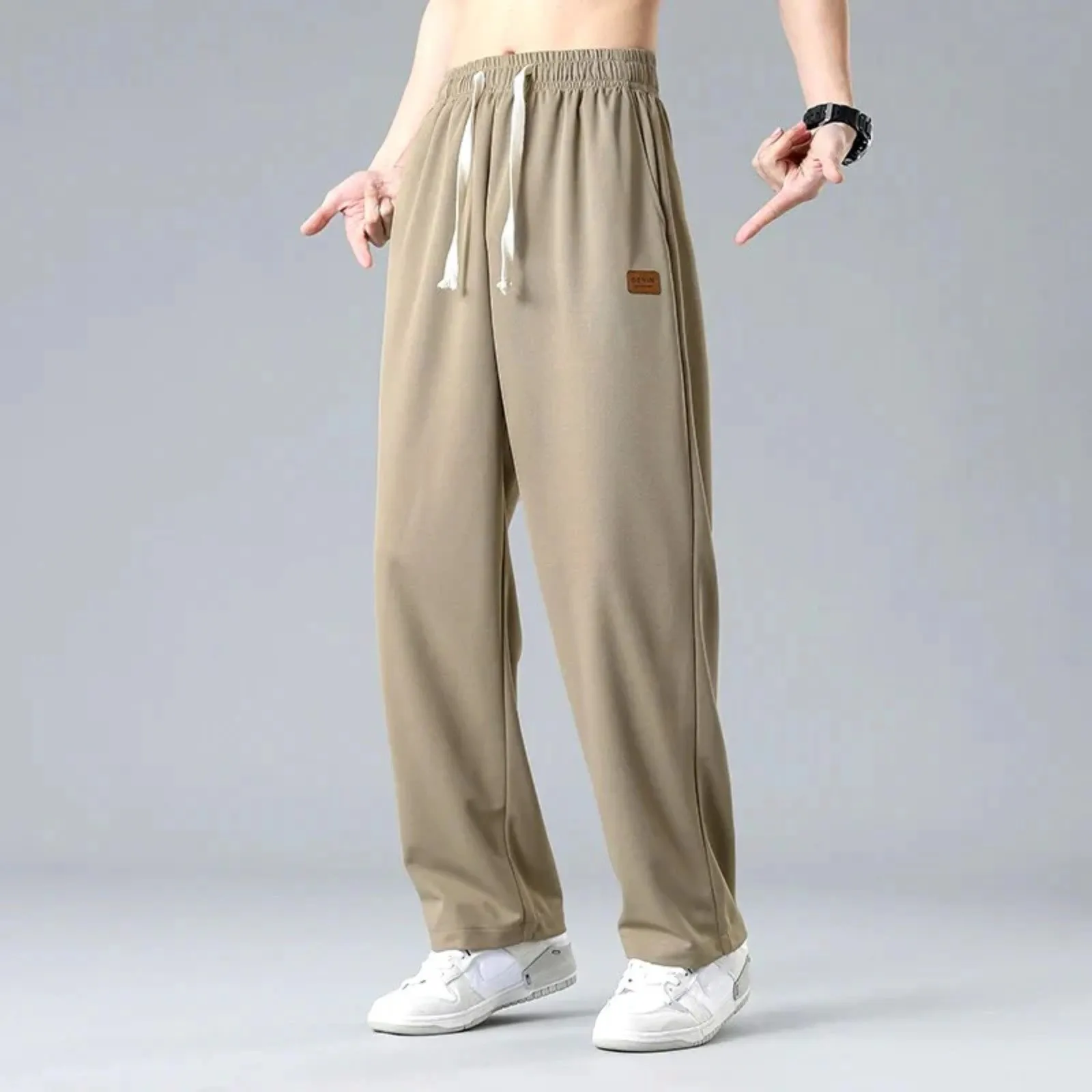 Spring-Summer-Men-Oversize-Casual-Pants-Fashion-New-Male-Drawstring ...