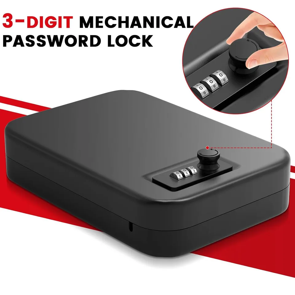 Hidden Safe Digital Safe - Compact Steel Money Security Box With ...