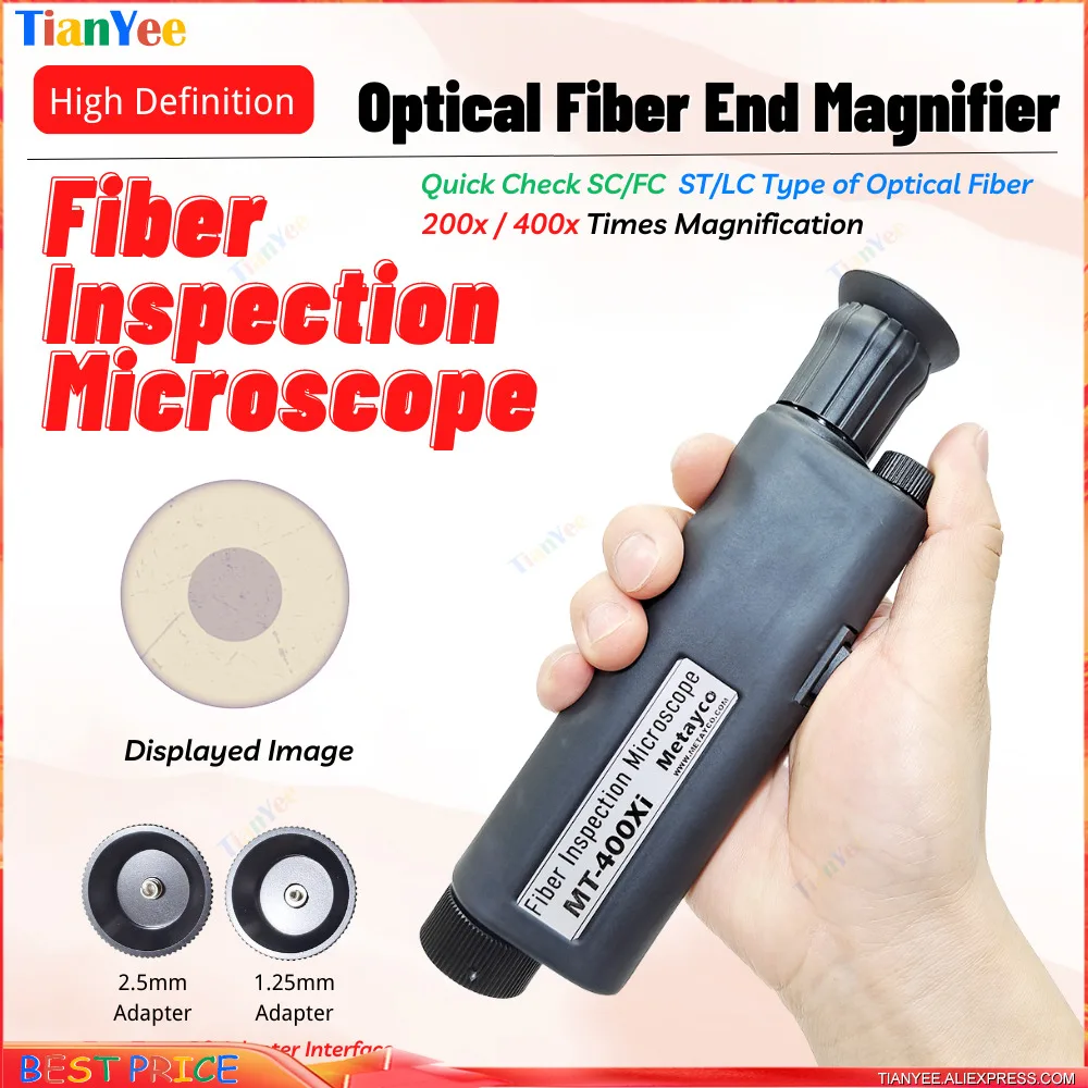 Fiber-Inspection-Microscope-MT-400Xi-200Xi-400X-200X-Fiber-Optical ...