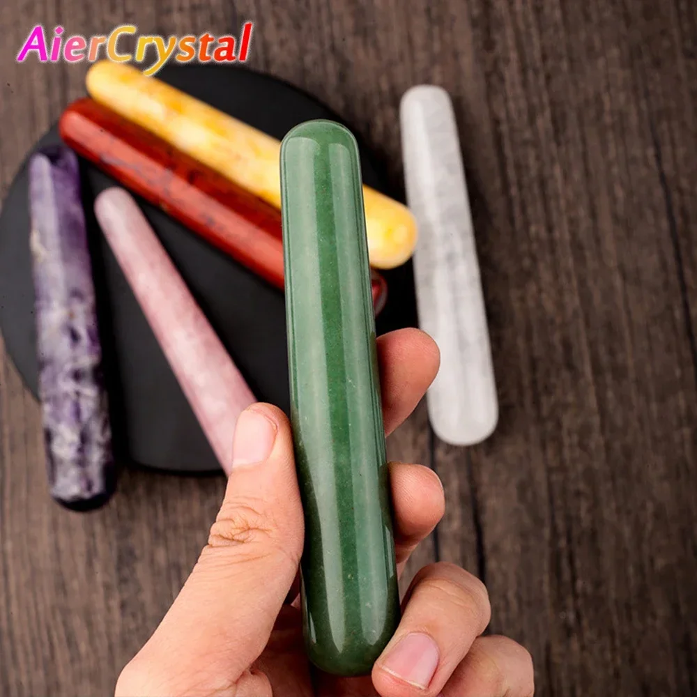 1PC Natural Quartz Crystal Portable Massage Stick for Slimming ...