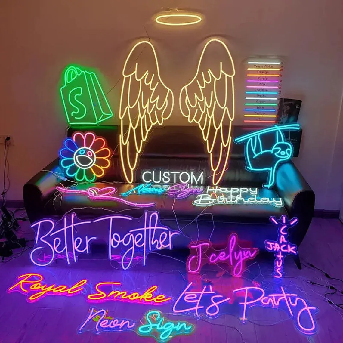 Custom-Neon-Signs-Indoor-Outdoor-Neon-Sign-Used-For-Wedding-Decorations ...
