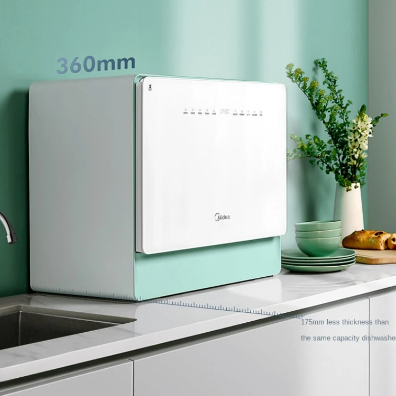 Midea-dishwasher-full-automatic-household-small-desktop-wall-mounted ...
