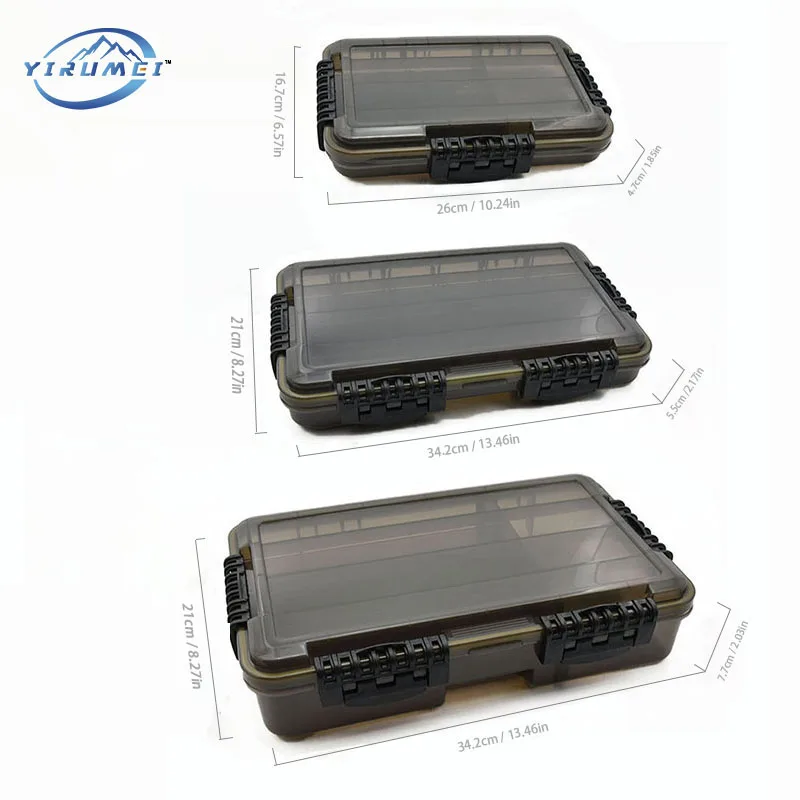 Waterproof Fishing Tackle Box Large Capacity Fishing Accessories Tool ...