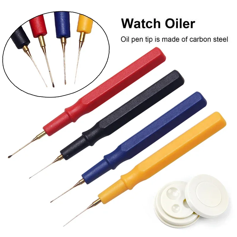5Pcs-Watch-Lubricant-Oiler-Oil-Pin-Pen-Watch-Part-Lubricating-Applying ...