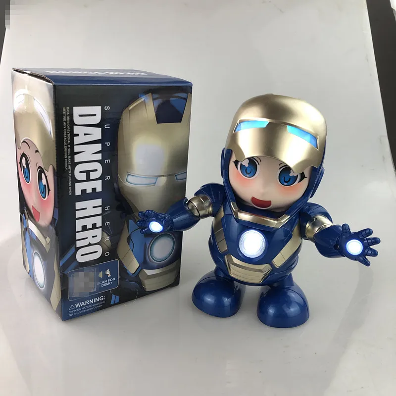 Marvel-Iron-Man-Dancing-Robot-Children-s-Toys-Dolls-That-Can-Sing-and ...