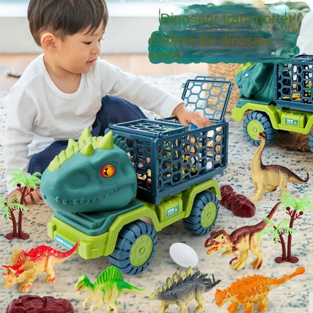 Jurassic World Engineering Vehicle Pull Back Dinosaur Transport Car ...