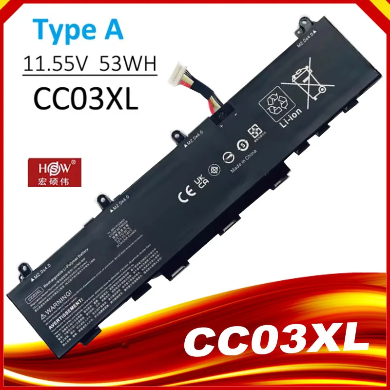 CC03XL Battery for HP ZBook Firefly 14 G7 G8 EliteBook 830 835 840 845 ...