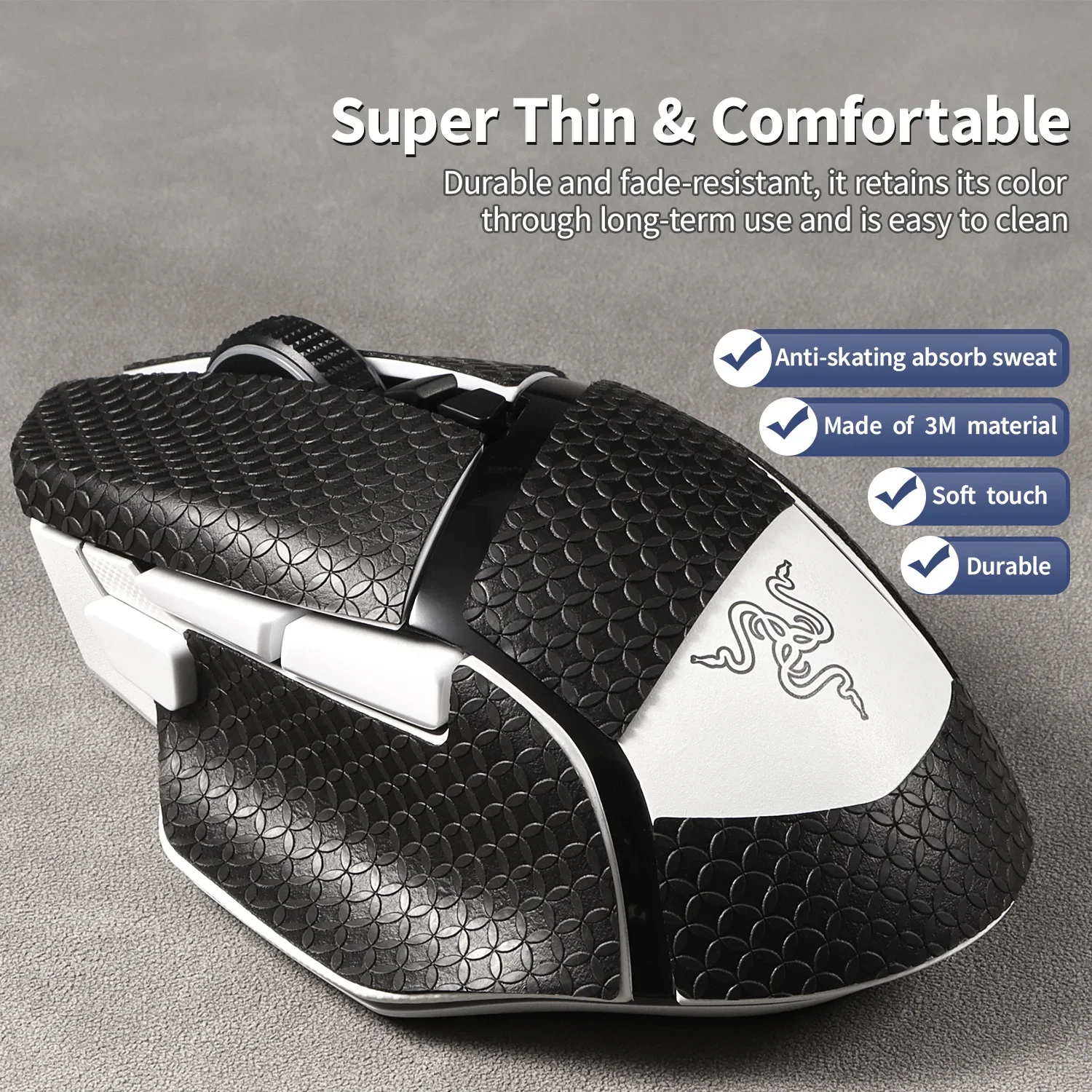 UCONS-Mouse-Grip-Tape-for-Razer-Viper-V3-Pro-V2-Pro-Deathadder-V3-V3 ...