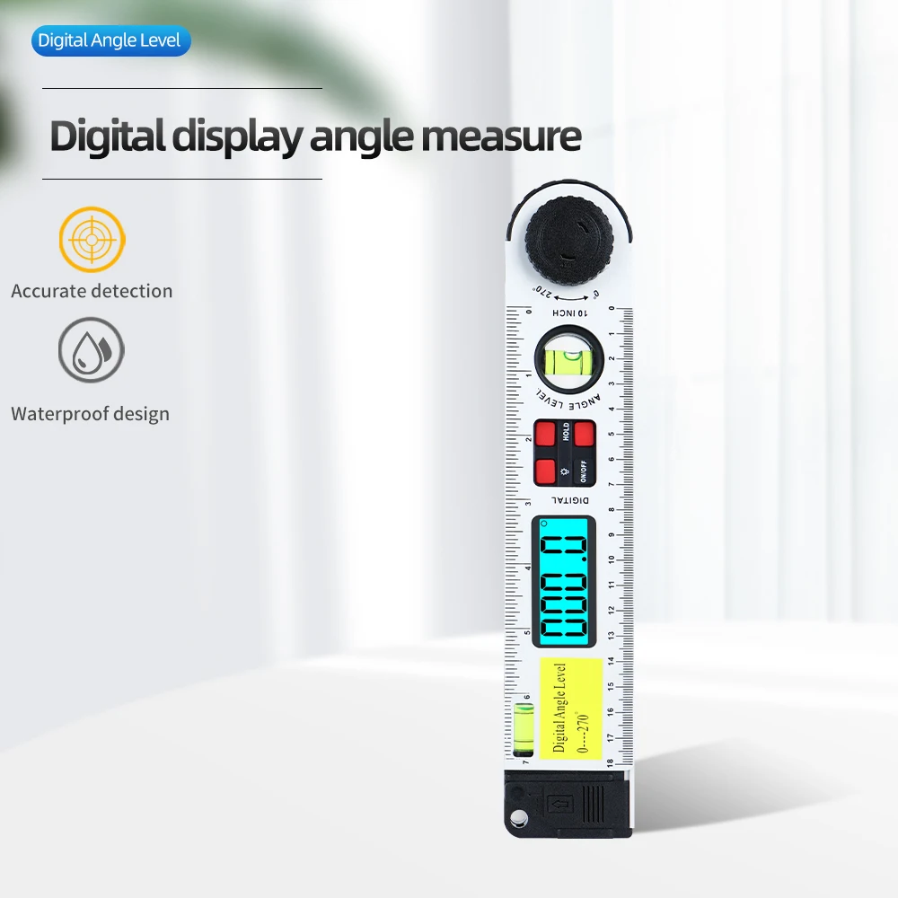 2-in-1-Digital-Meter-Angle-Inclinometer-Spirit-level-Angle-Ruler ...