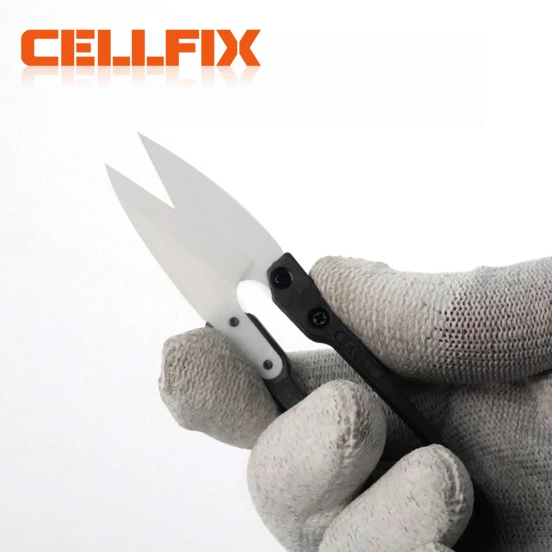 RELIFE-RL-102-Insulated-Ceramic-U-Scissors-For-Battery-Repair-Anti ...