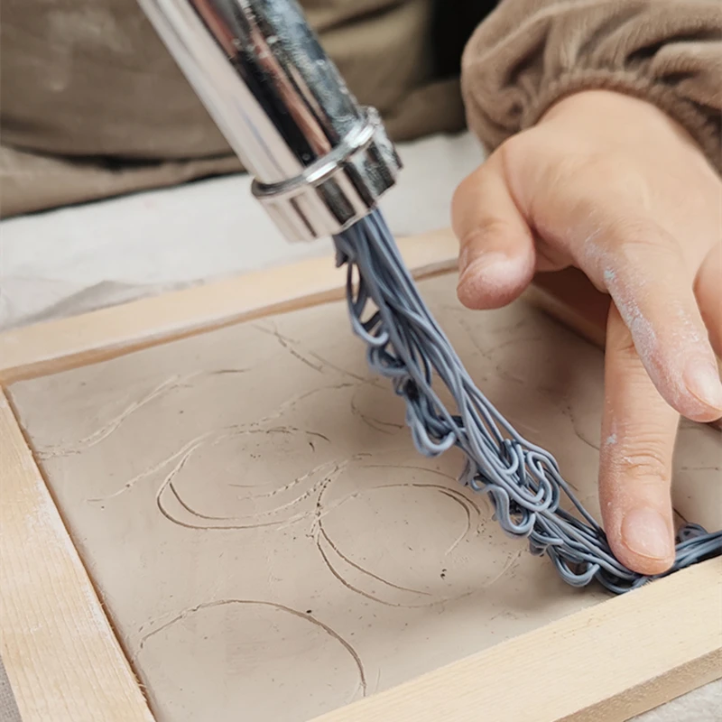 DIY-20-piece-Set-of-Stainless-Steel-Extruder-Clay-Soft-Pottery-Mud-Cake ...