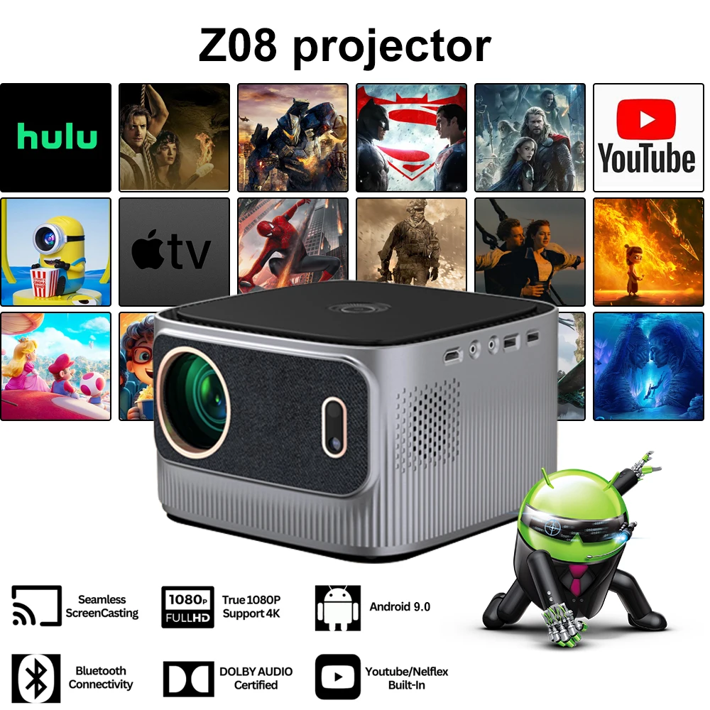 Z08-Full-HD-Projector-Auto-Focus-Native-1920x1080P-Android-Bluetooth-5G ...