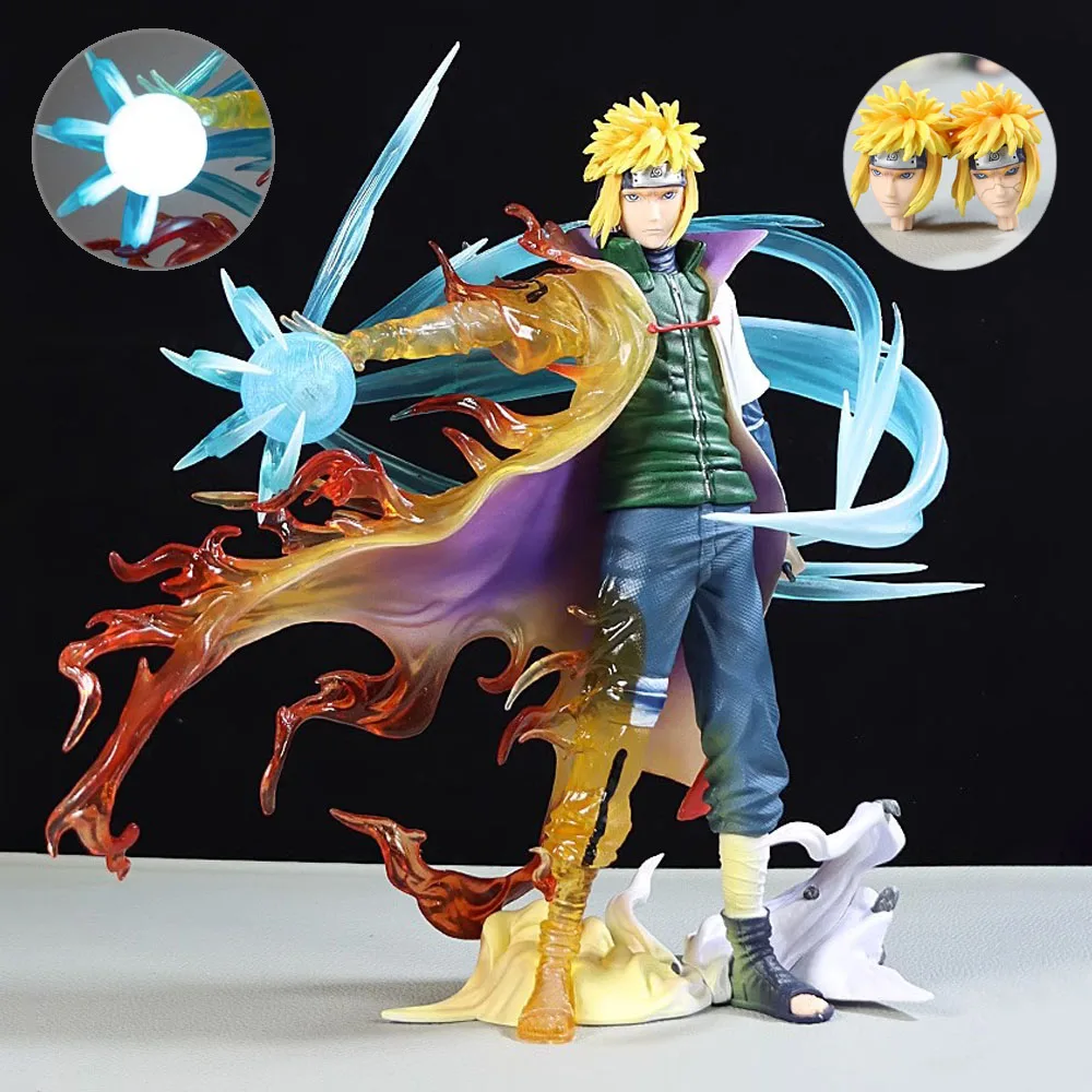 Figurines-d-anime-NarAAikaze-Minato-figurine-Gk-avec-LED-statue-en-PVC ...