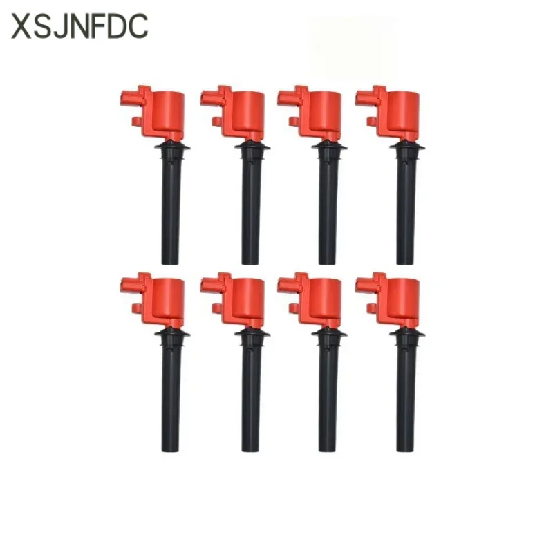 Red Ignition Coils 6G33-12A366-CA 9G33-12A366-AA 3 Pins Ignition Coil ...