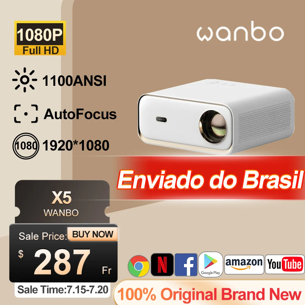 Wanbo-X5-Smart-Portable-Projector-Android-9-0-1100ANSI-Lumens-Full-HD ...