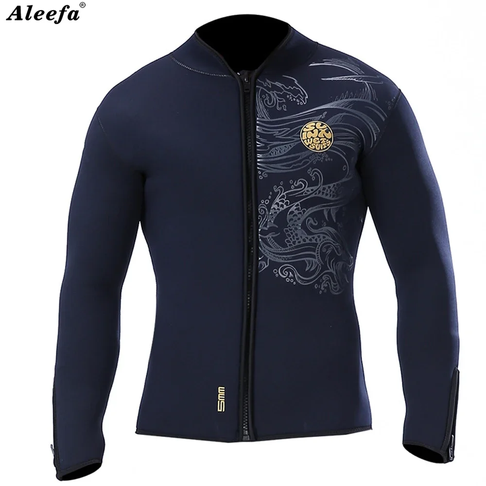 Slinx 5mm Diving Wetsuit Jackets Men Neoprene Jacket for Kitesurfing ...