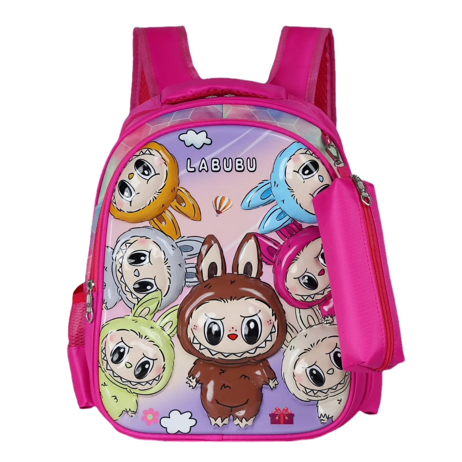 14-inch LABUBU Backpack Children's Schoolbag 3-6 Kindergarten Hard ...