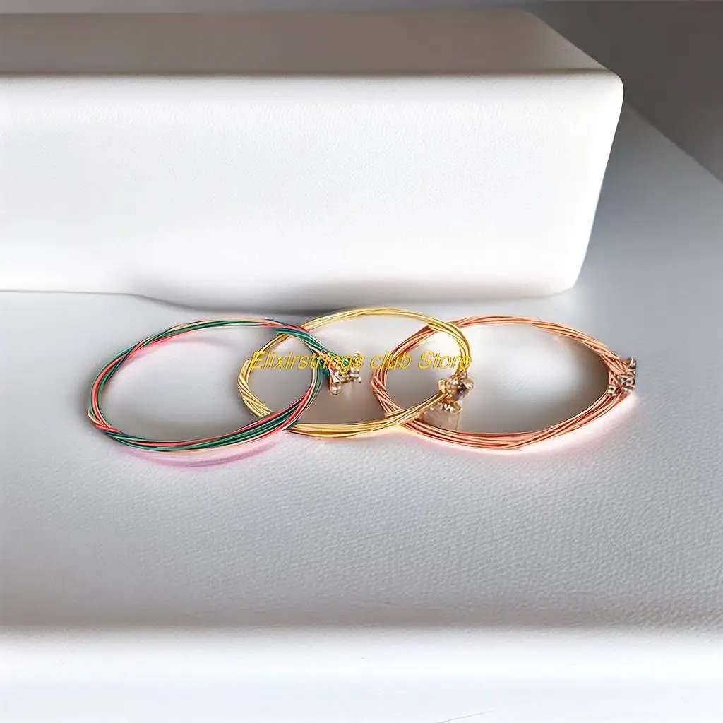 Acoustic-Folk-Guitar-Strings-Nylon-Silver-and-Copper-Alloy-Strings ...