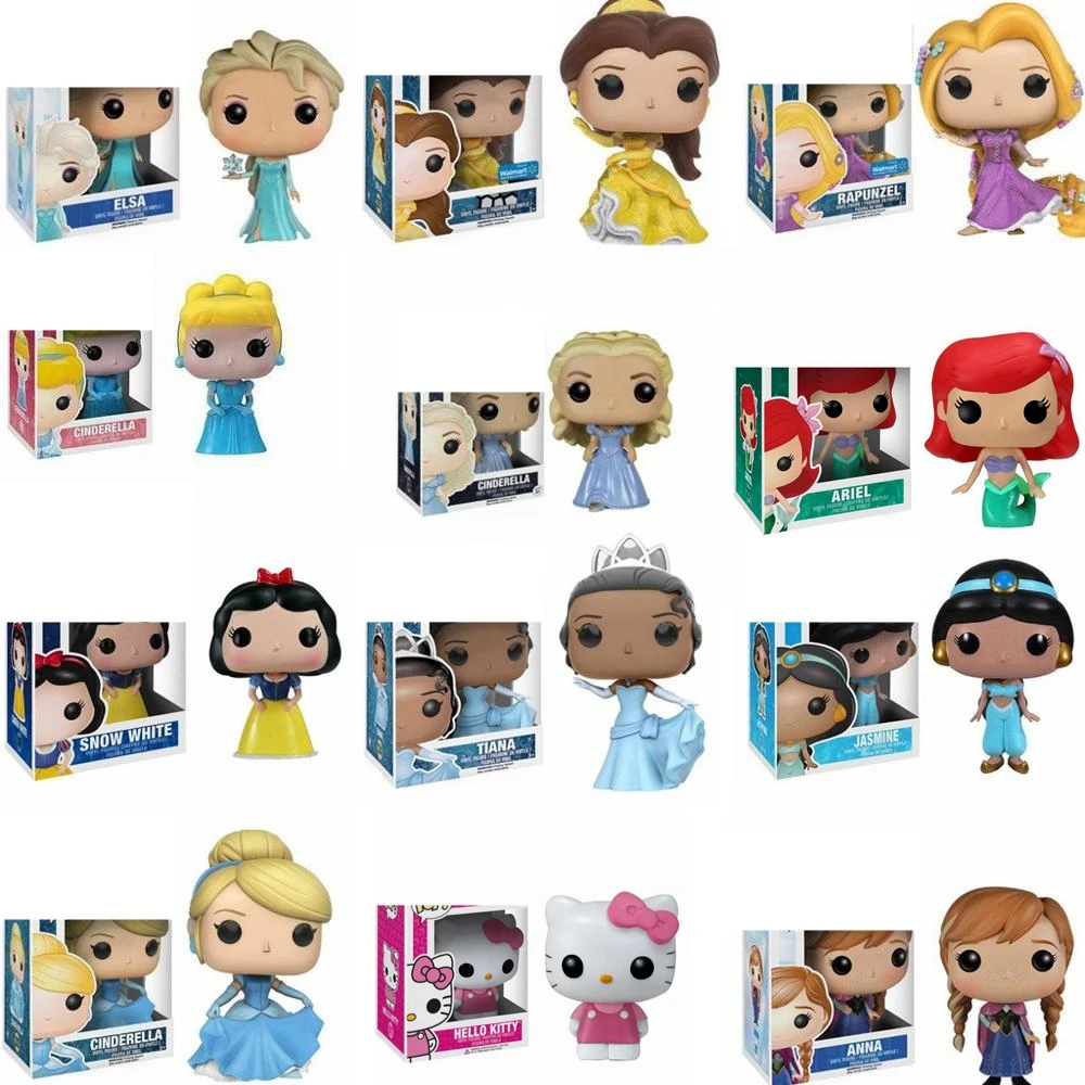 Funko-POP-Action-Spielzeug-Figuren-Prinzessin-Ariel-Belle-Schnee-Wei ...