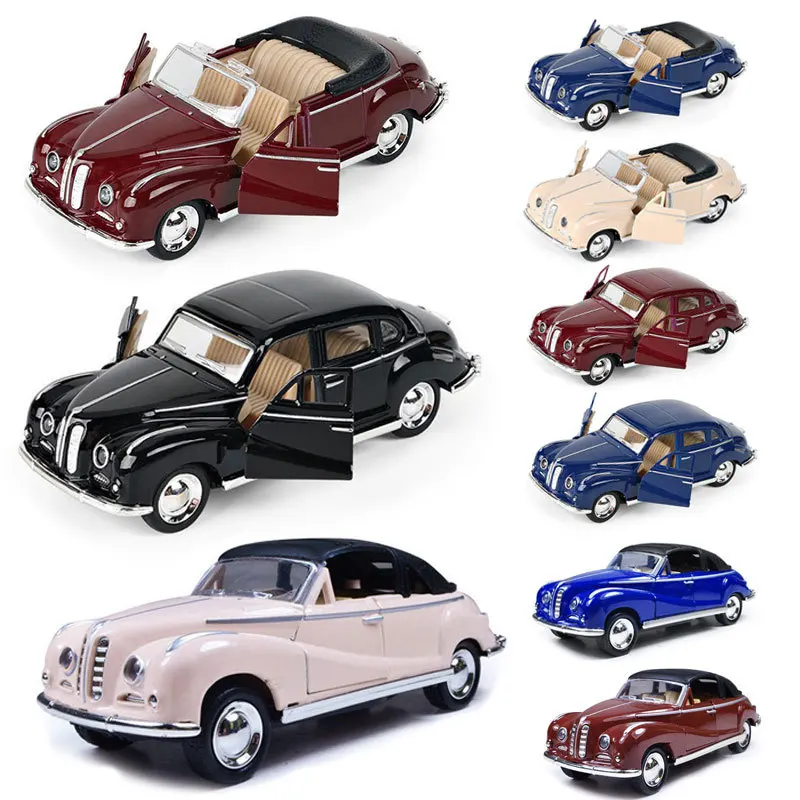 1:32 Alloy Classic Car Model Childrens Toy Car Ornaments Pull-Back Car ...