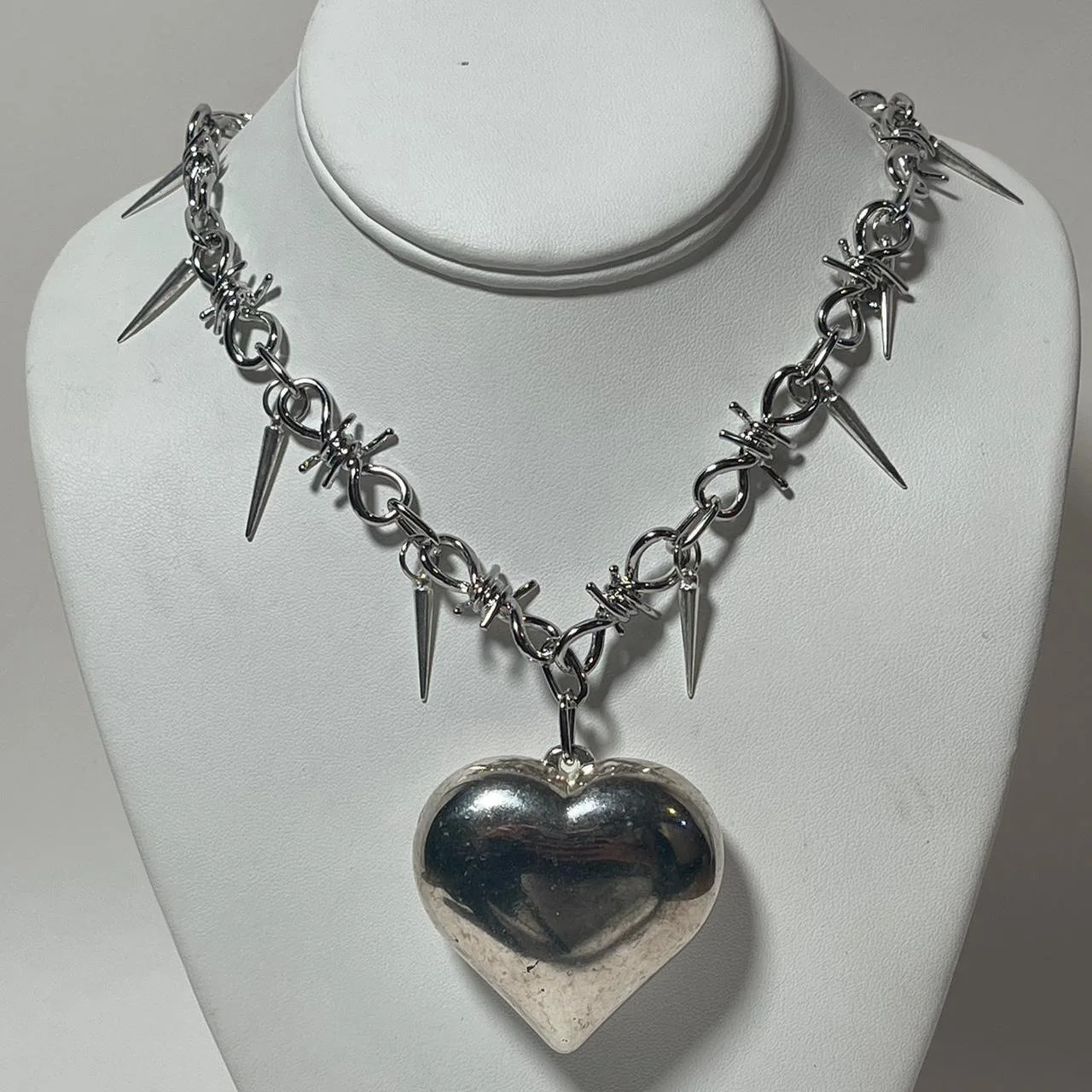 Subcultural-Gothic-Dark-Love-Crowd-Personality-Thorn-Collar-Chain ...