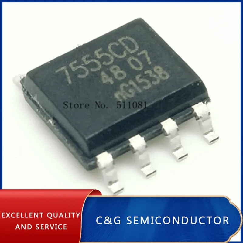 100 개 7555CD ICM7555CD ICM7555 ICM7555ID SOP8 ZJ|반도체 집적회로| - AliExpress