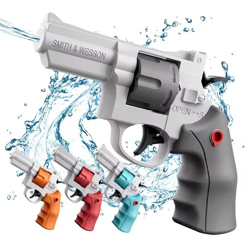 Summer-Revolver-Water-Gun-Toy-Mechanical-Continuous-Water-Gun-Toys-Boys ...