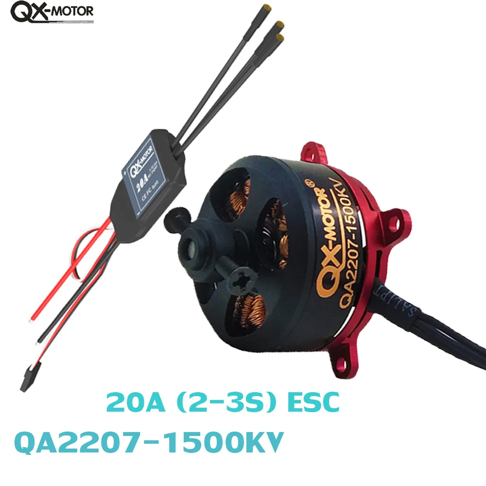 QX-MOTOR-1500KV-QA2207-Brushless-Motor-With-20A-ESC-For-rc-drone-Fixed ...