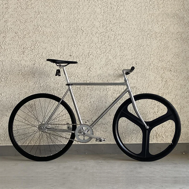 700C-Fixed-Gear-Bike-FIXIE-Bike-Racing-52CM-Single-Speed-Steel-Frame ...