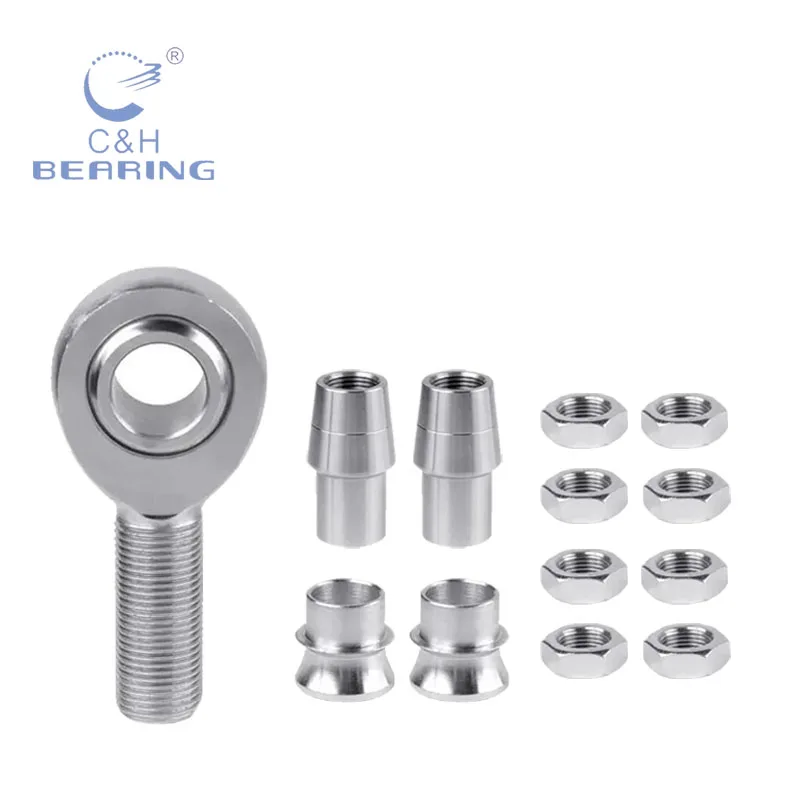 Heim-Joint-Metric-Size-M10-Rod-End-Rose-Joints-Bushing-Rubber-Boots-Nut ...