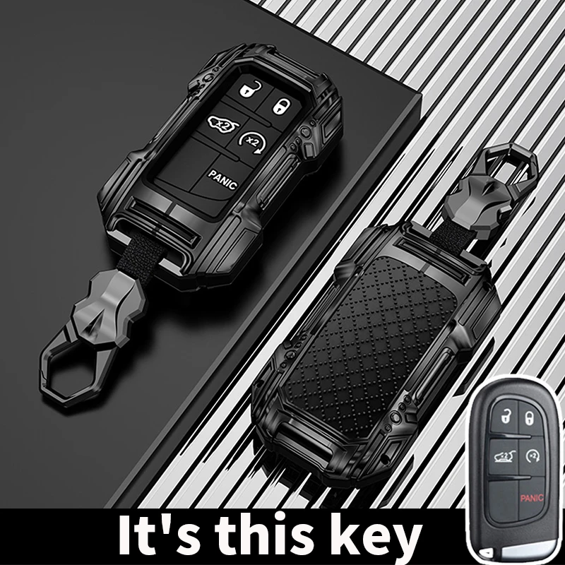 Funda para llave inteligente de coche de 5 botones para Jeep Renegade ...