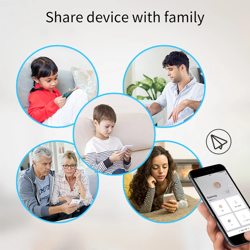 Tuya Zigbee Homekit Multi-Módú Átjáró Hub Smart Home Wifi Vezeték ...