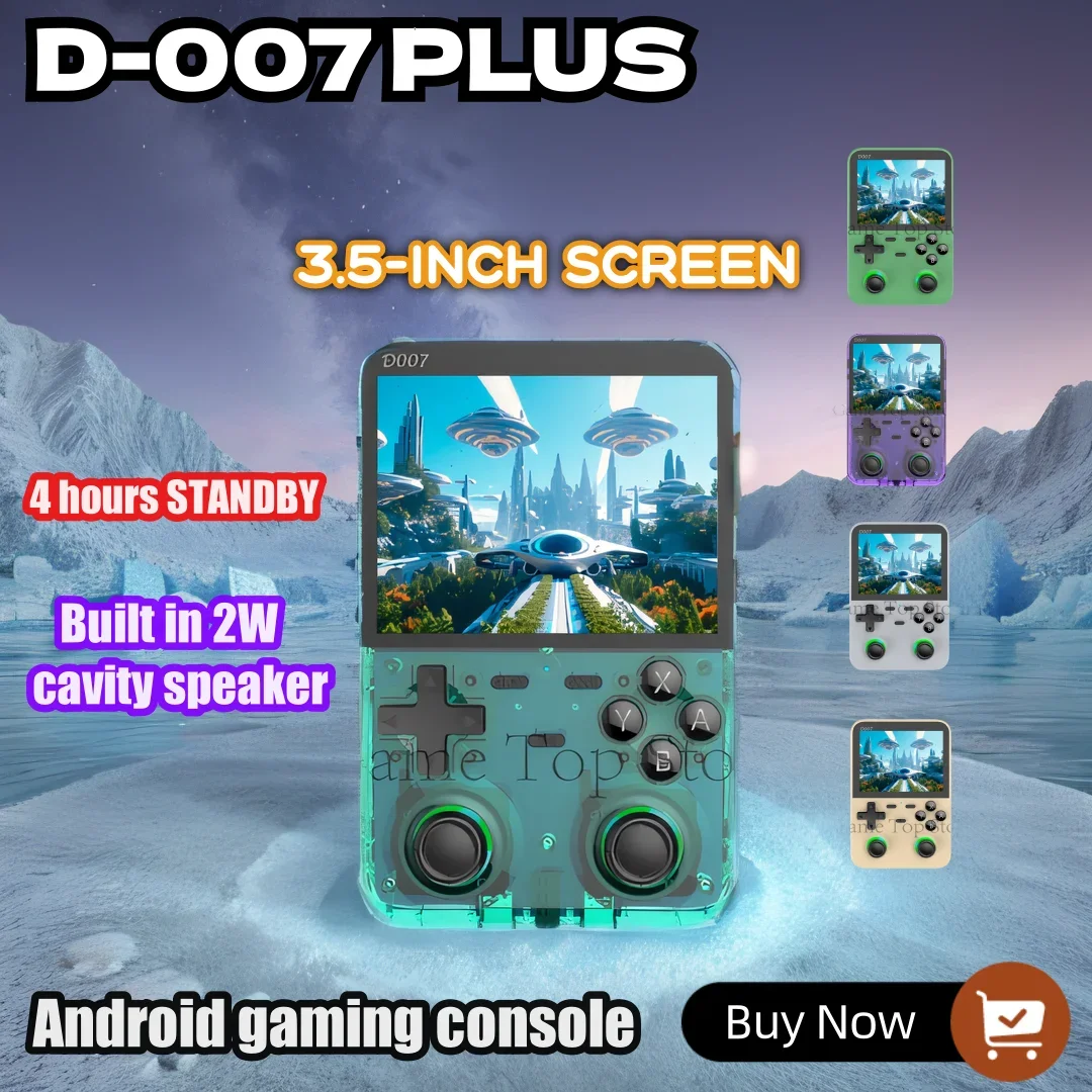 New-D007-Plus-Retro-Video-Handheld-Game-Console-3-5-Inch-IPS-Screen ...