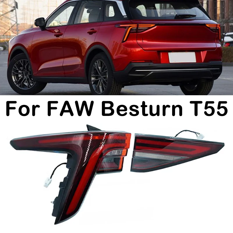 For FAW Besturn T55 LED Rear Bumper Tail Light Tail Lamp Tail Reverse ...