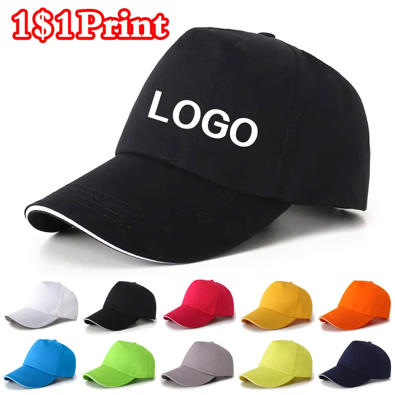 Customized-logo-for-baseball-cap-men-s-and-women-s-sun-hat-duckbill-hat ...