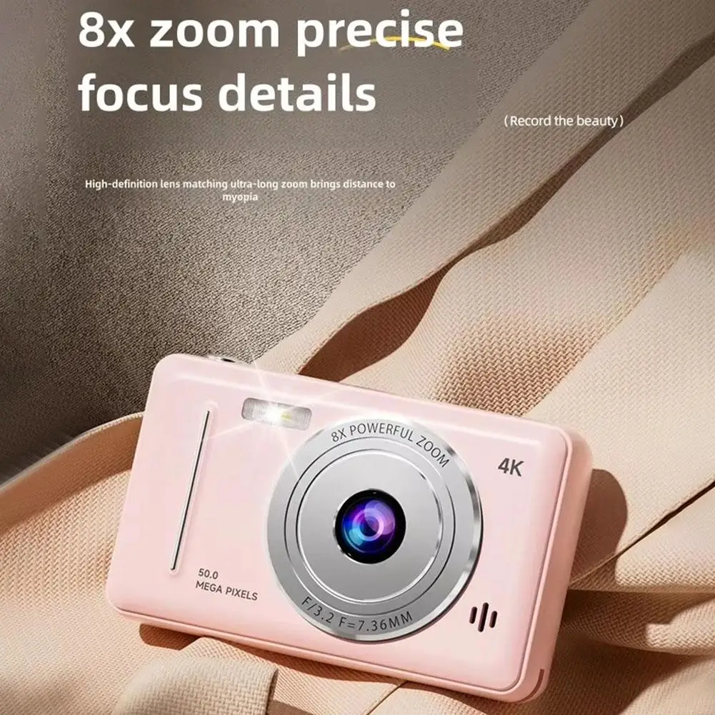 4K 5000W Pixel Retro CCD Digital Camera Portable Card Entry-level ...